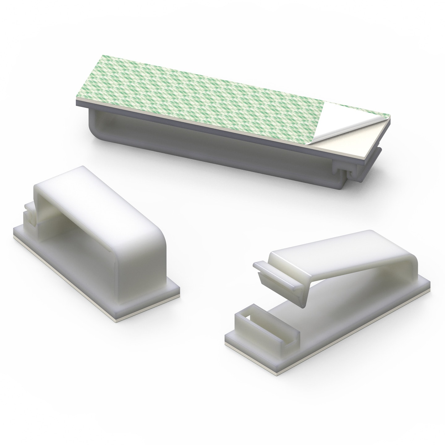 WA CHFCHAD Flat Cable Clamp with Arrow Head Self Adhesive Electromechanical Components Wurth Elektronik Product Catalog